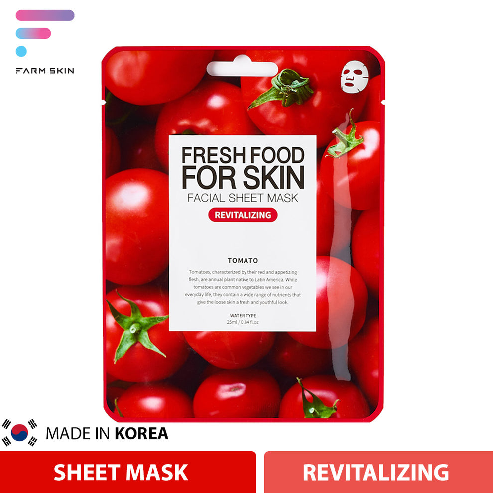 FARMSKIN Fresh Food Facial Sheet Mask Tomato (Revitalizing) – BeHealthy