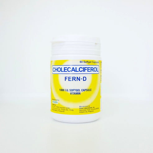 I-Fern D 60 Softgel Capsule 1000 IU — Buy in Philippines | BeHealthy