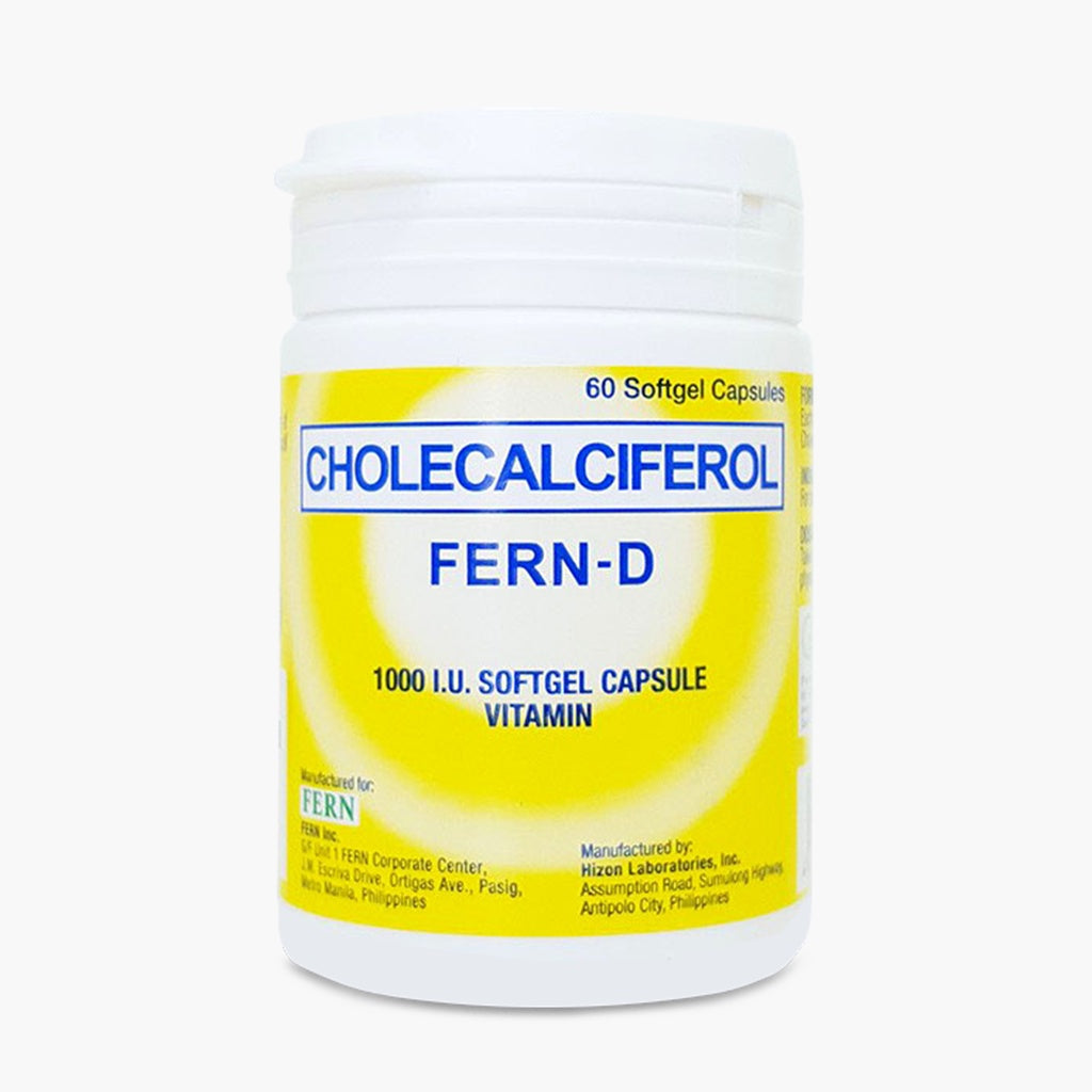 I-Fern D 60 Softgel Capsule 1000 IU — Buy in Philippines | BeHealthy