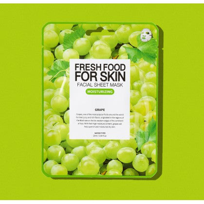Farmskin Fresh Food Facial Sheet Mask Moisturizing Grape – BeHealthy